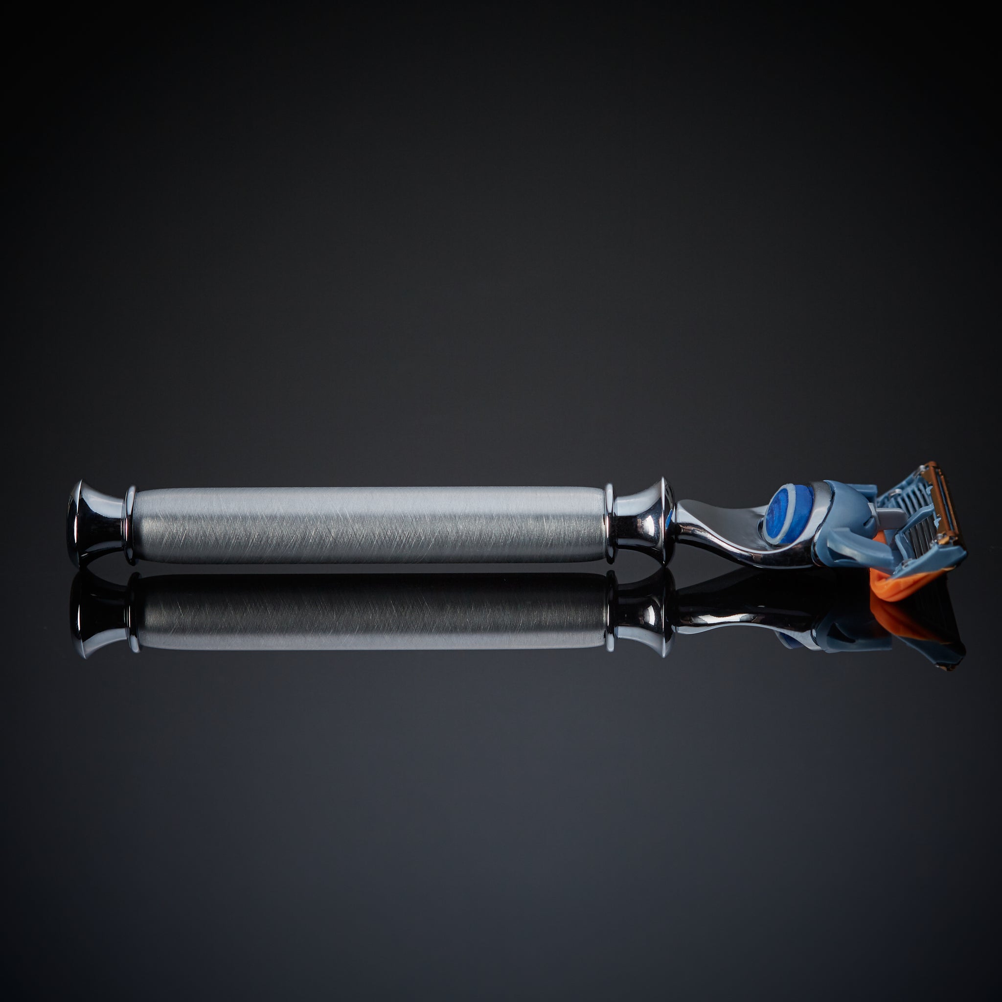 The Oslo Brushed Aluminum Razor – Imperium Razors