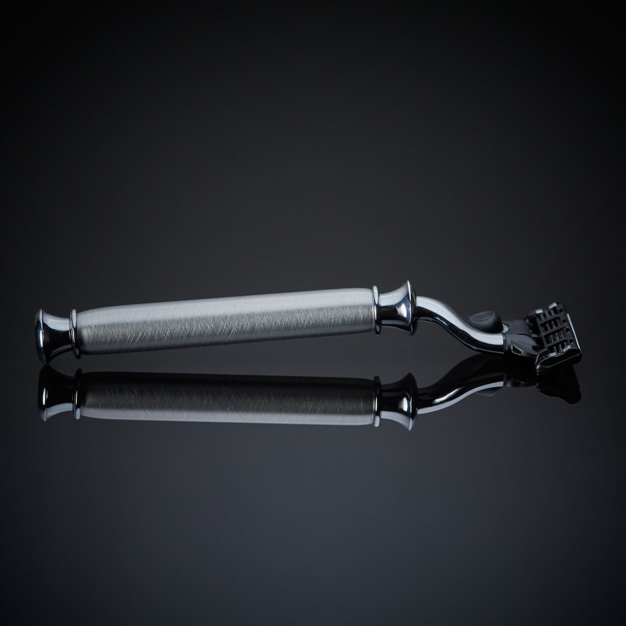 The Oslo Brushed Aluminum Razor – Imperium Razors